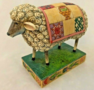 Enesco Jim Shore 5X6.5" PEACE IN THE VALLEY Sheep Lamb Figurine | eBay