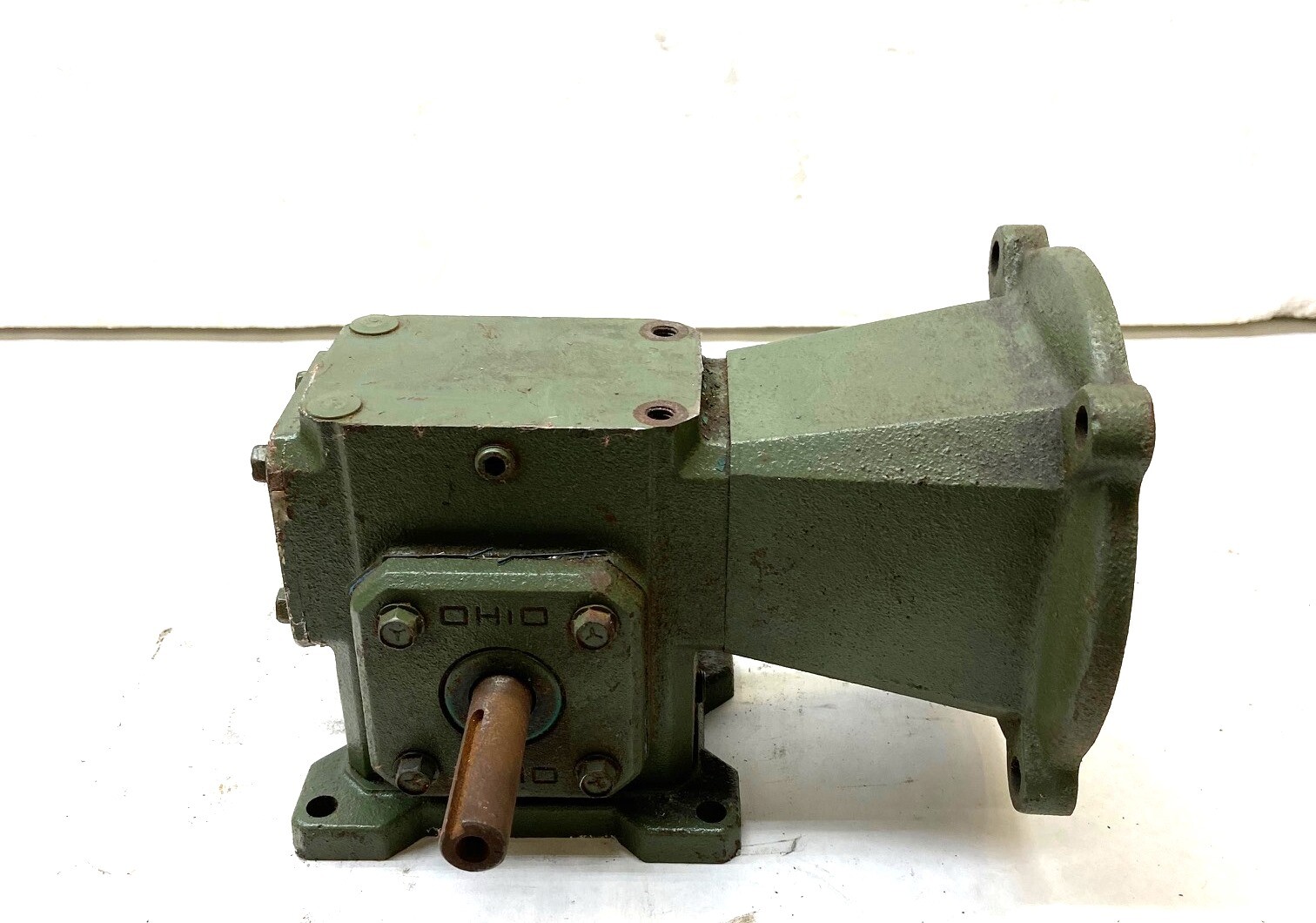 OHIO GEAR UNILINE RIGHT ANGLE WORM GEAR SPEED REDUCER, 02133MC56, 10-B ...