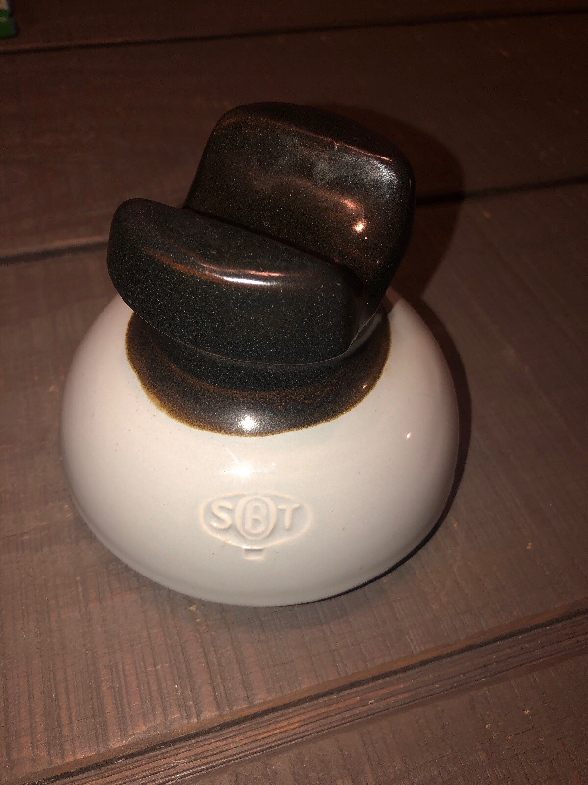 SBT Ceramic Porcelain Insulator Large Diameter Brown And Gray | eBay