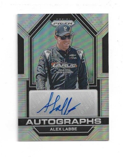 2023 Panini Prizm ALEX LABBE Silver Prizm Autographs A-ALB NASCAR | eBay