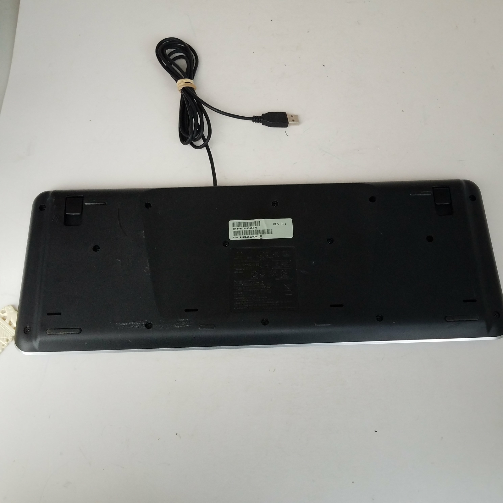 Genuine HP Keyboard Black Wired USB KB2101U QWERTY Hewlett Packard Plug ...