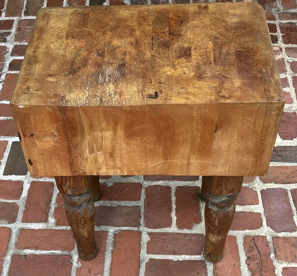 Vintage, Authentic Butcher Block Antique Butcher Block | eBay