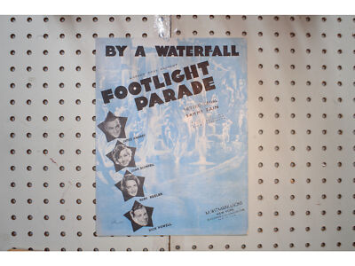 1933 - By a waterfall footlight parade - Sheet Music | eBay