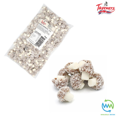 COCONUT MUSHROOMS Sweets CANDY Retro CHEWY TRADITIONAL Taveners PICK N ...
