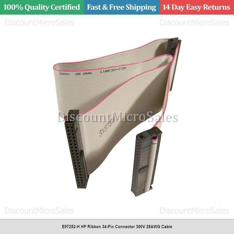E97252-H HP Ribbon 34-Pin Connector 300V 28AWG Cable | eBay