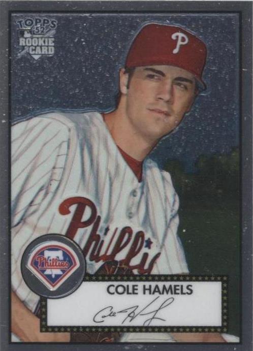 2006 Topps '52 - Chrome Rookie Cards Cole Hamels #TCRC57 /1952 (RC) for ...