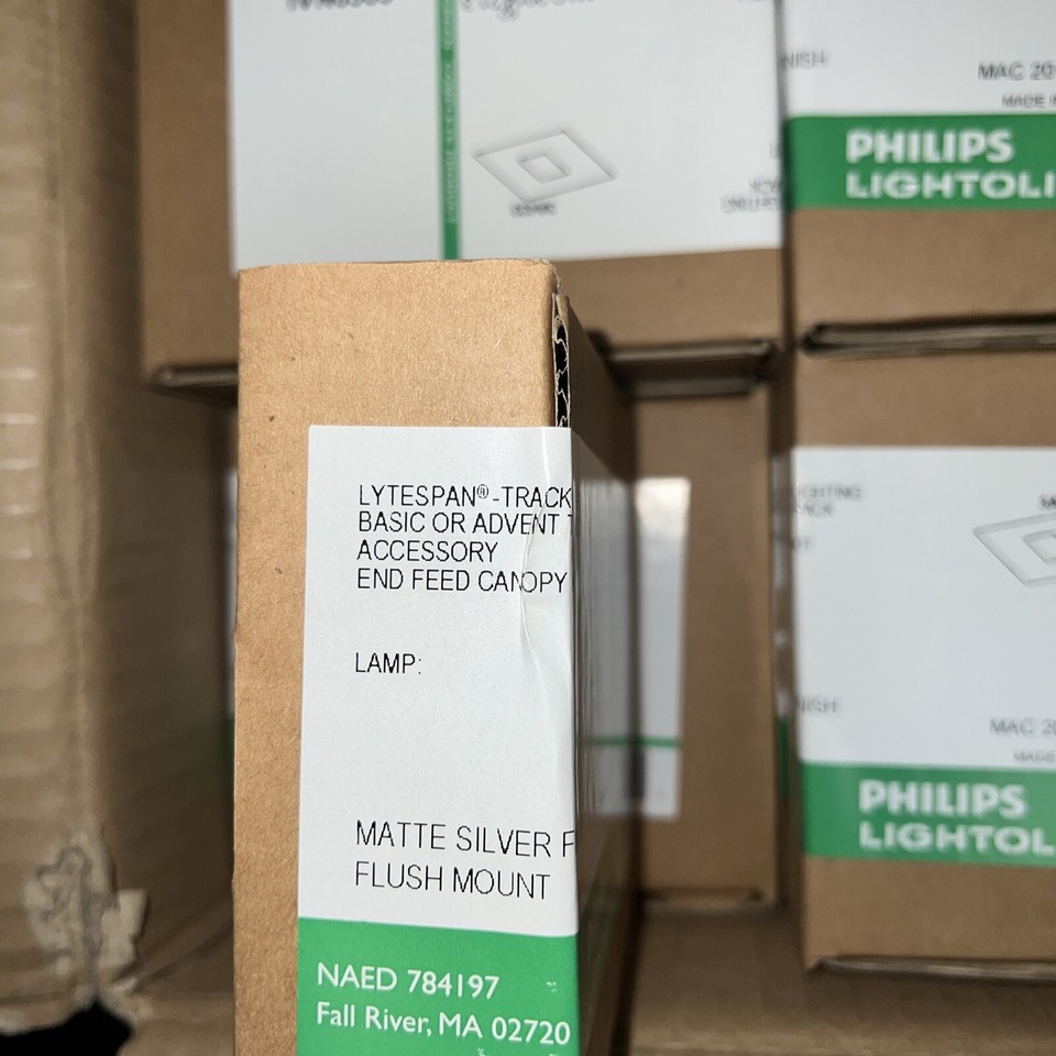 LIGHTOLIER LYTESPAN TRACK LIGHT BASIC/ADVENT END FEED CANOPY KIT ...