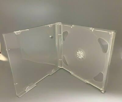 10 Top Quality 10.4mm Rare Brilliant Double 2CD Jewel Case Clear Tray ...