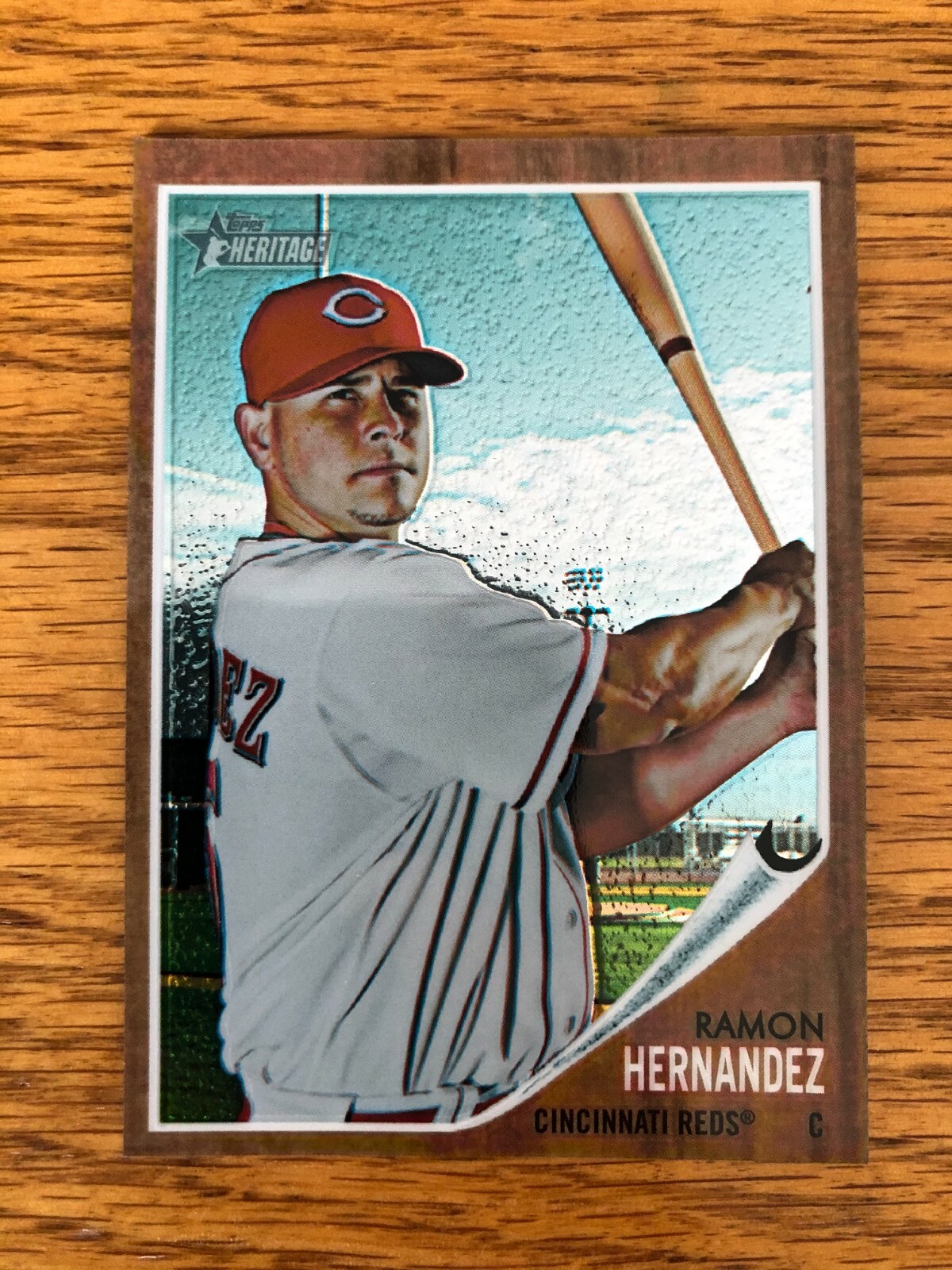 2011 Topps Heritage Chrome Ramon Hernandez C69 1589/1962 | eBay
