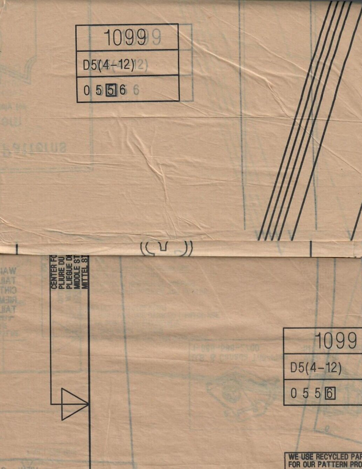 Simplicity Misses Full Skirt - 2 lengths, Tops & Slim Skirt, 1099 ...