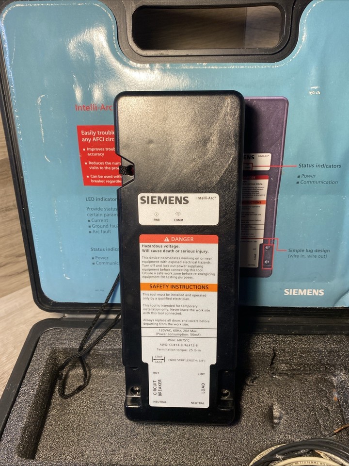 Siemens IDT5000 Intelli-arc Fault Diagnostic Tool Set | eBay