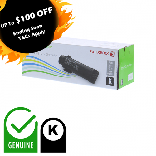 Fuji Xerox Genuine CT202606 BLACK Toner for CP315dw/CM315z (3K) *651 ...