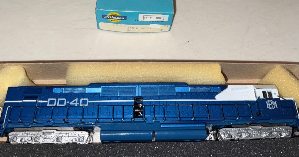 HO Athearn #4283 GM Demo DD40 2 Motors Locomotive | eBay
