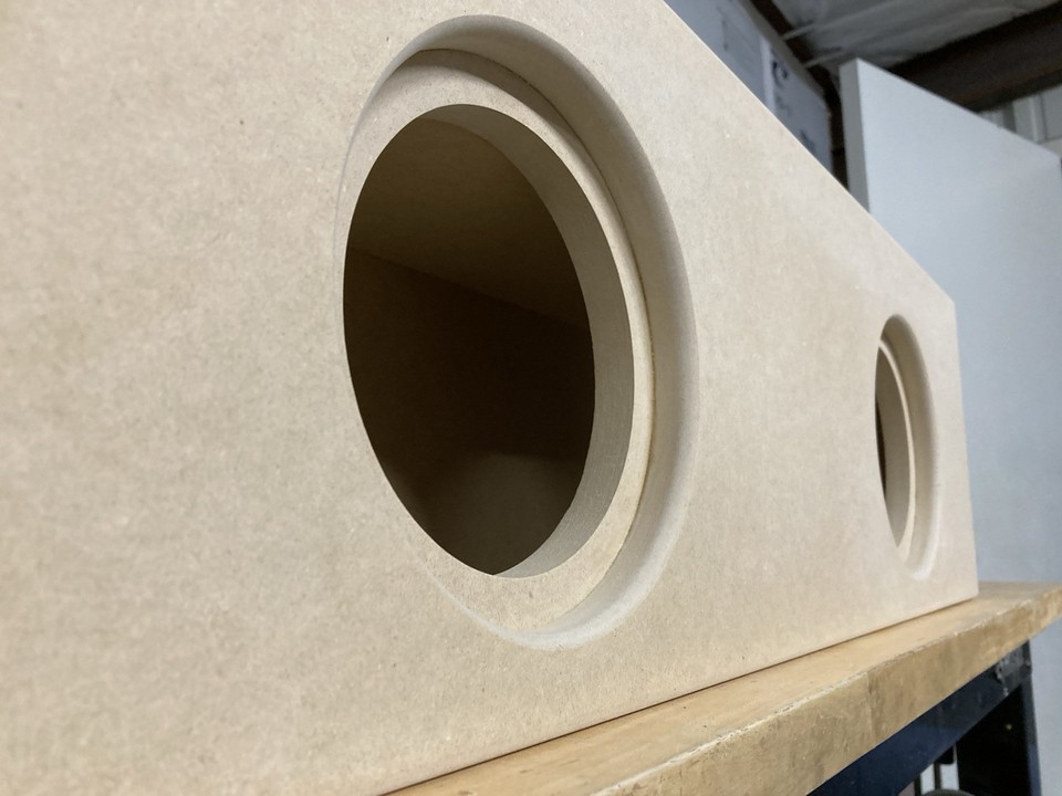 Custom Dual Flush Mount SA U series 6.5in Subwoofer Enclosure / Speaker ...