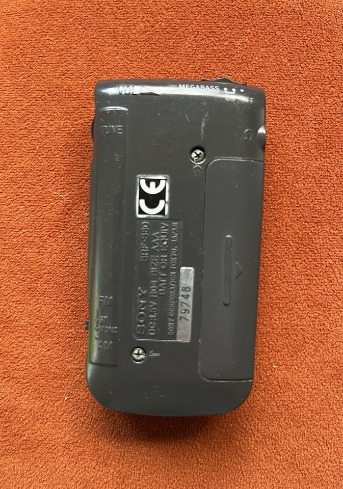 SONY RADIO SRF-S80 AM/FM MEGABASE PERSONAL STEREO POCKET RADIO | eBay UK