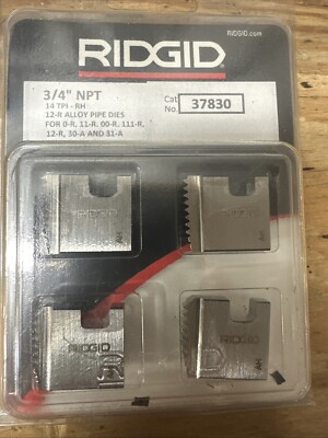 RIDGID 37830 Pipe Threading Dies 703765973267| eBay