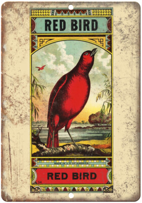 Red Bird Vintage Label Ad 12" x 9" Reproduction Metal Sign N430 | eBay