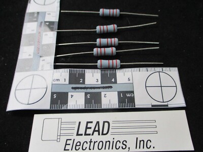 QTY 5 RESISTOR 2 WATT 1 MEG OHMS METAL OXIDE FLAMEPROOF 1M OHMS | eBay