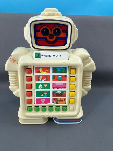1986 Playskool Alphie II Educational Robot Toy Vintage Interactive ...