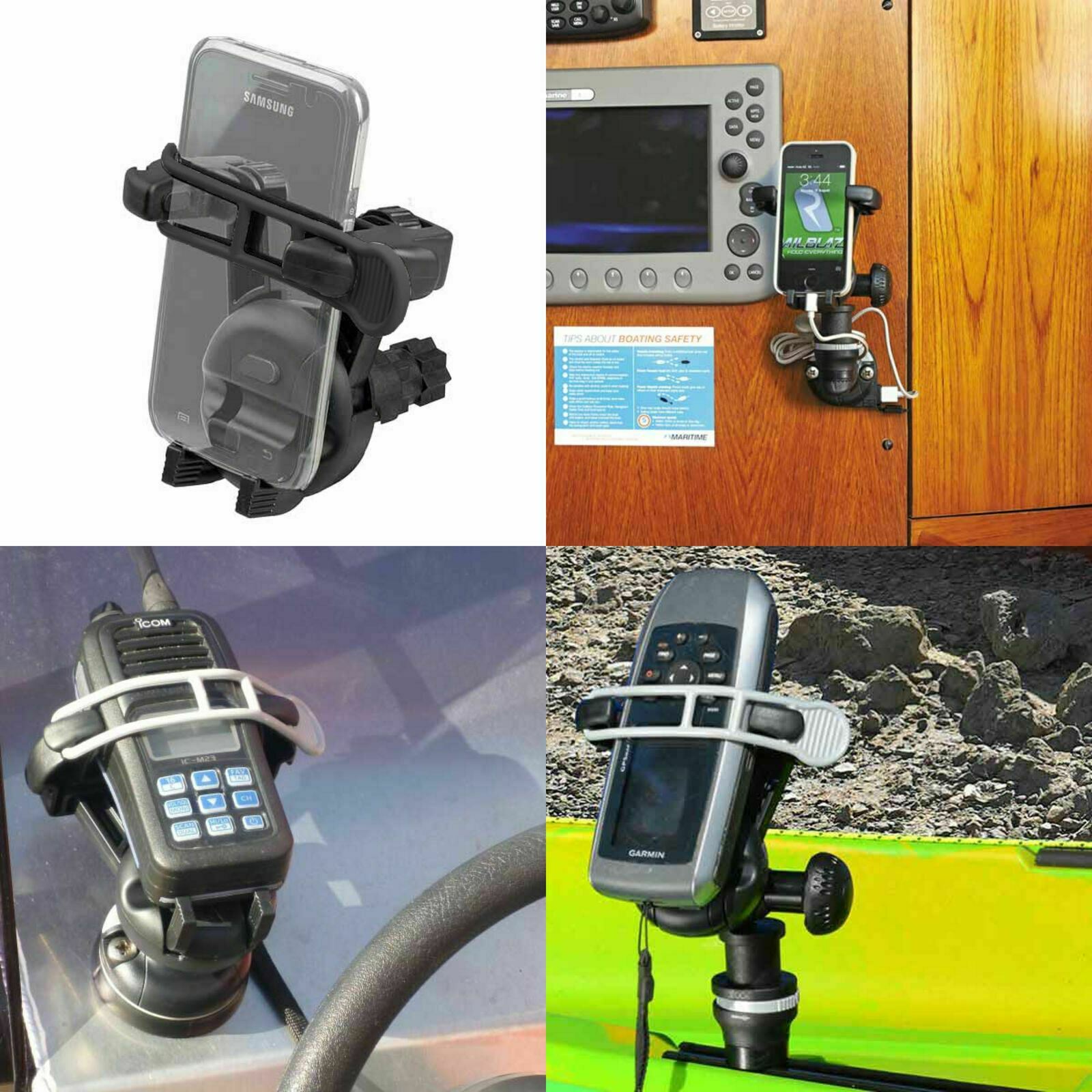 Railblaza Mobi Universal Mobile Device Holder│For Safe Mount Phone-GPS ...