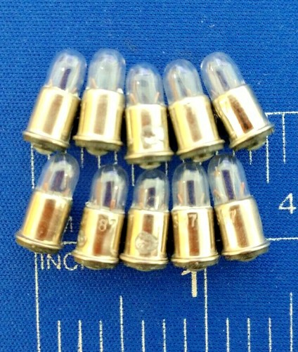 LOT OF 10 CHICAGO MINIATURE CM387 MIN LAMPS PINBALL ARCADE CM 387 | eBay