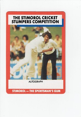 1990/91 Stimorol Cricket Max Walker #70 (Australia) | eBay Australia