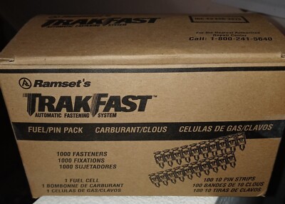 Ramset FPP034B TrakFast 3/4" Steel Pin with Single Fuel Cell 1000 Pack ...