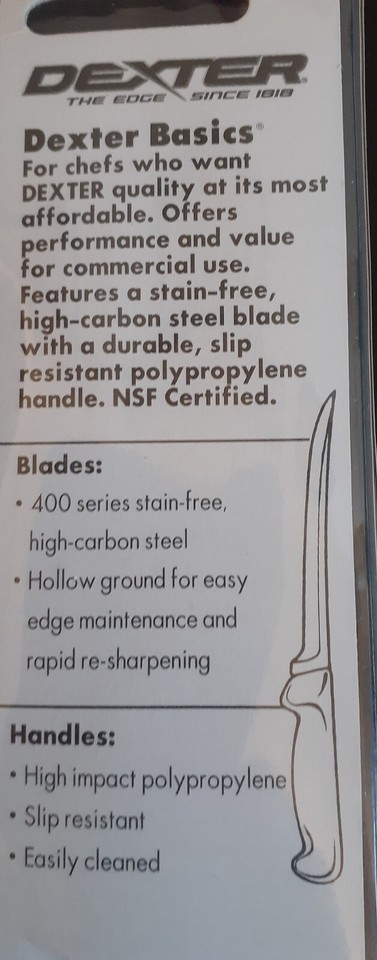 Winco Wide Chef Knife 8" blade Sof-Tek handle NSF Rated quality NEW ...