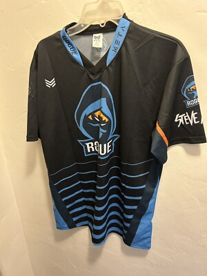 Large L Meta Threads Shirt Jersey Athletic Pro Esports Rogue Kronix | eBay