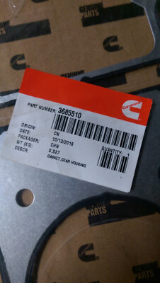 3685510 CUMMINS GEAR HOUSING GASKET | eBay