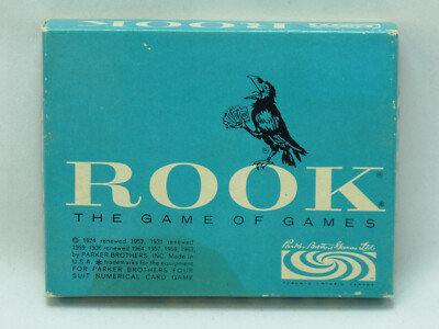 ROOK 1963 Blue Box Card Game Parker Brothers 100% Complete Excellent ...