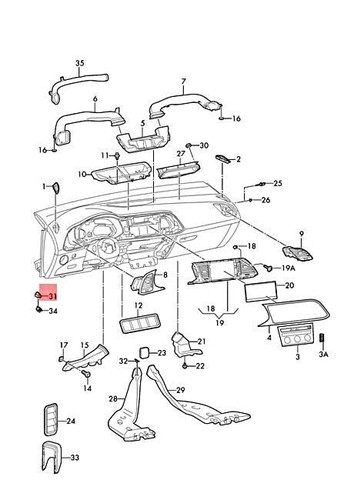 VW SKODA SEAT E-GOLF GOLF R32 GTI RABBIT AIR QUALITY SENSOR 5Q0907643C ...