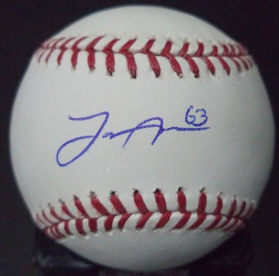 LANE ADAMS KANSAS CITY ROYALS SIGNED AUTOGRAPHED ROMLB BASEBALL W/COA ...