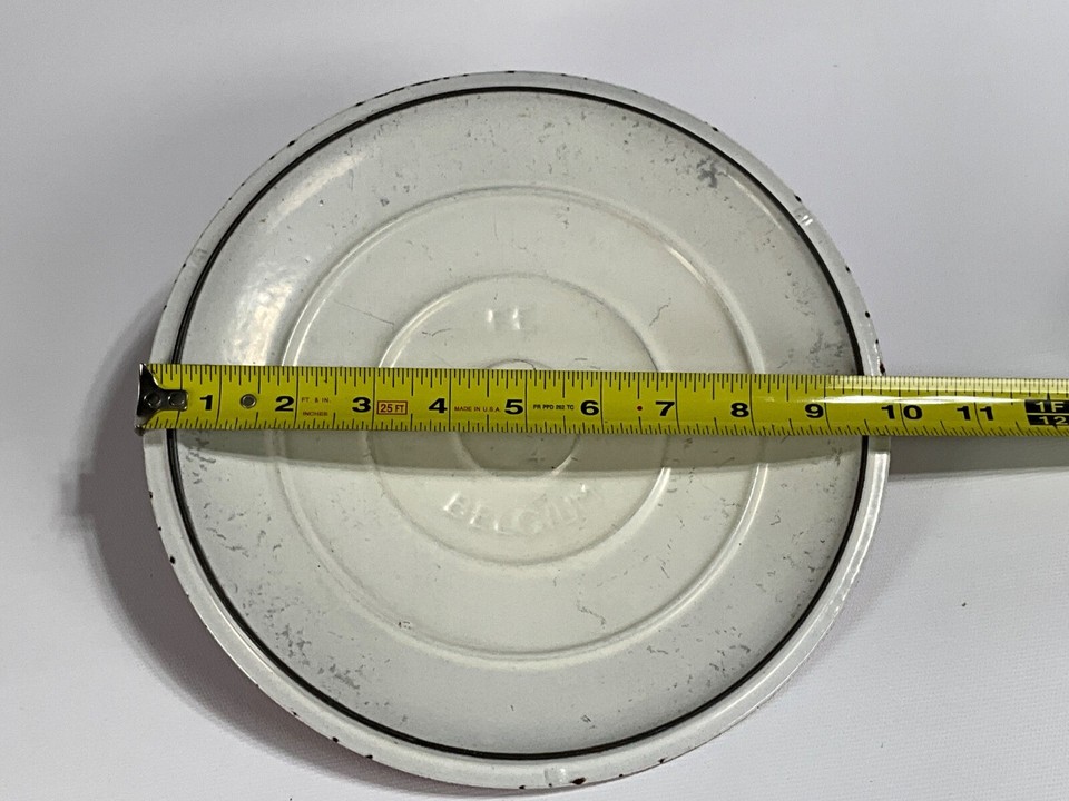 Descoware Orange Flame Replacement Lid ONLY FE 24 Enamel Cast Iron ...