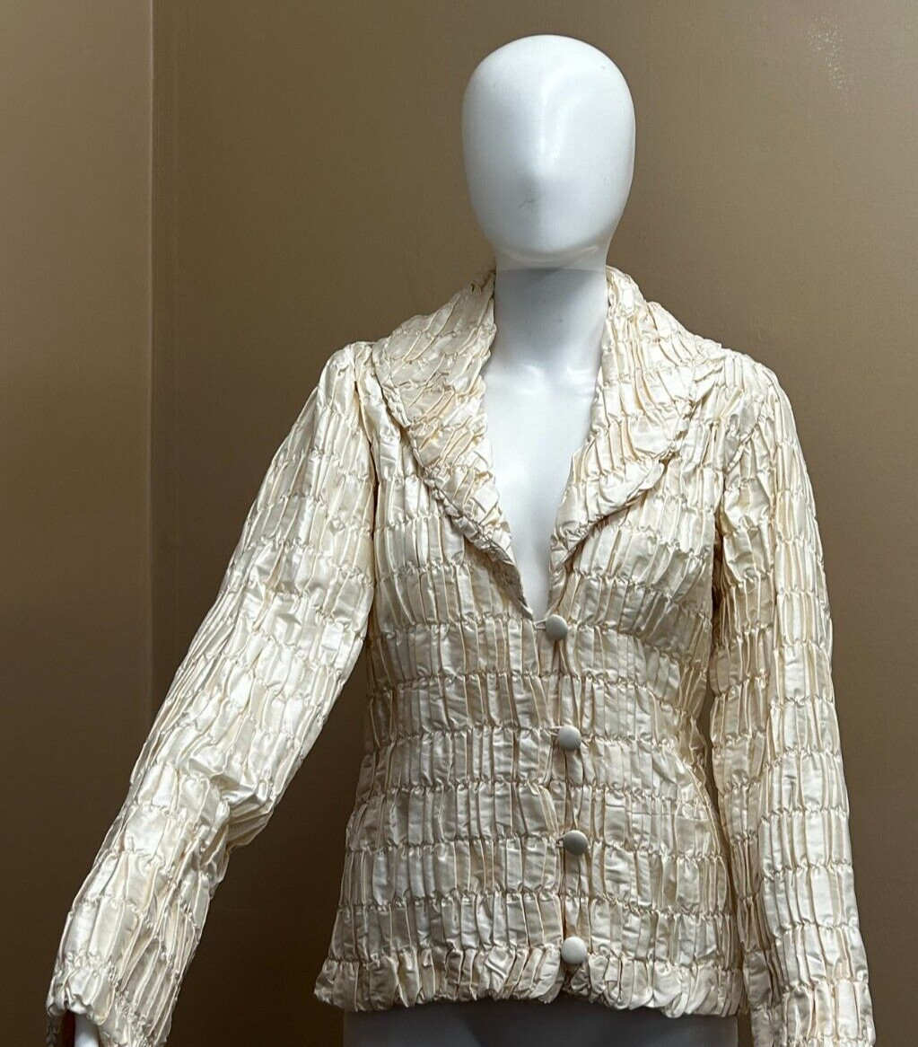 RICHARD K TSAO ruched jacket - Gem