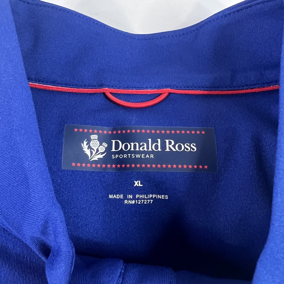 Donald Ross Sportswear Fairway Pullover Vest XL Blue Golf Sleeveless ...
