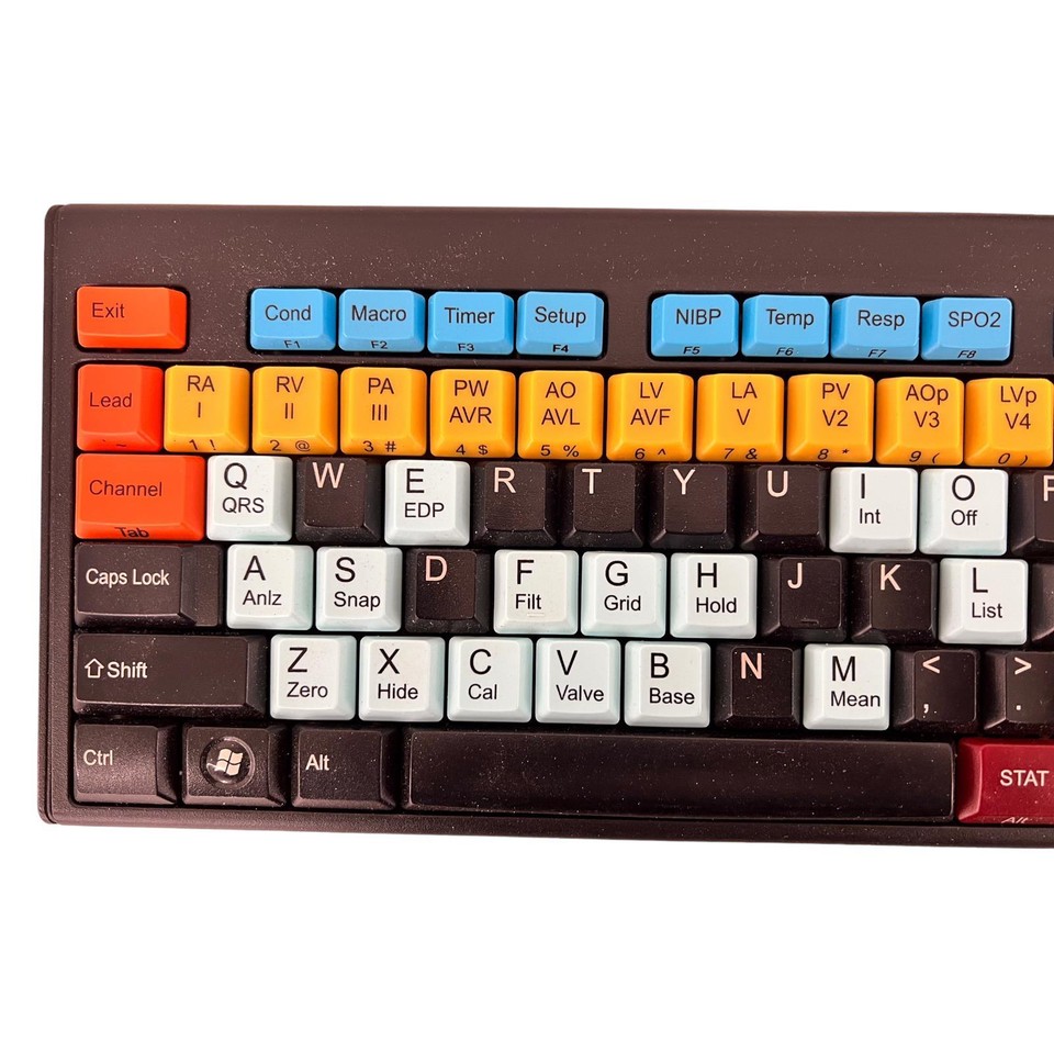 KEYTRONIC Color-Coded Workstation Keyboard KT400U5-PHI | eBay