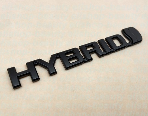 2020 - 2023 Toyota Highlander Matte Black Fender HYBRID Letter Emblem ...