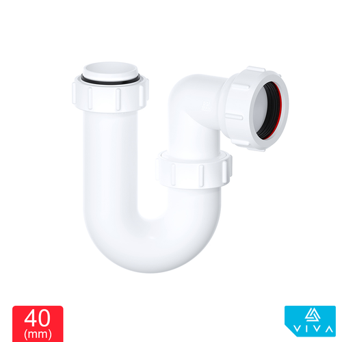 VIVA 32mm 40mm U Bend P S Trap Basin Sink Waste Pipe Telescopic Swivel ...