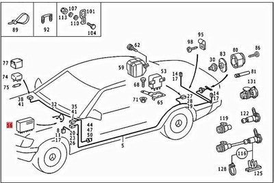 Genuine Relay MERCEDES A124 C124 C126 S124 W124 W126 W202 Cabrio ...