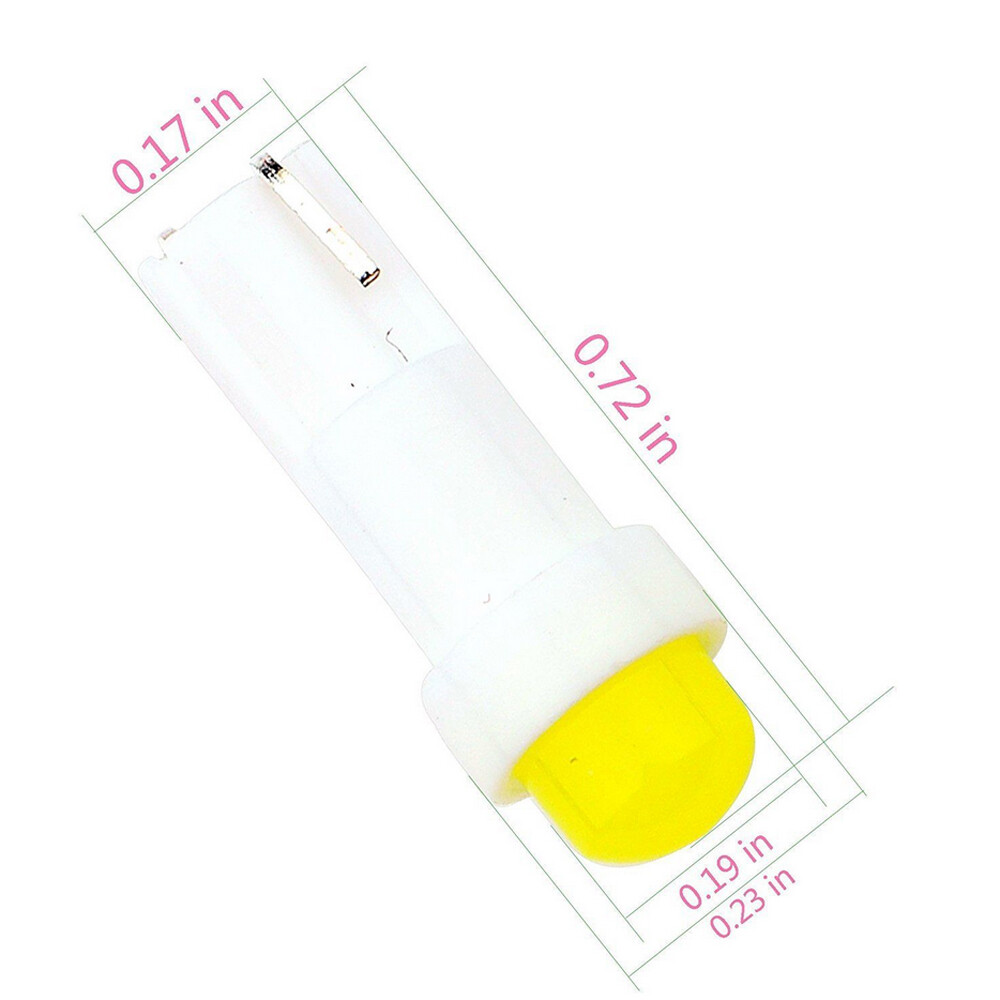 20x T5 White Light Dashboard Gauge COB SMD Flood LED Wedge Dash Panel ...