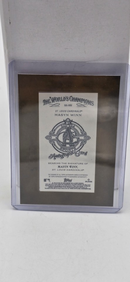 2024 Allen and Ginter Masyn Winn Framed Mini Auto RC Cardinals | eBay