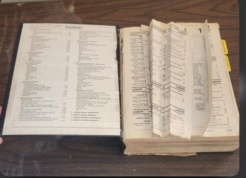 Vintage Motor Labor Guide Manual 1986 to 2006 Professional Service ...