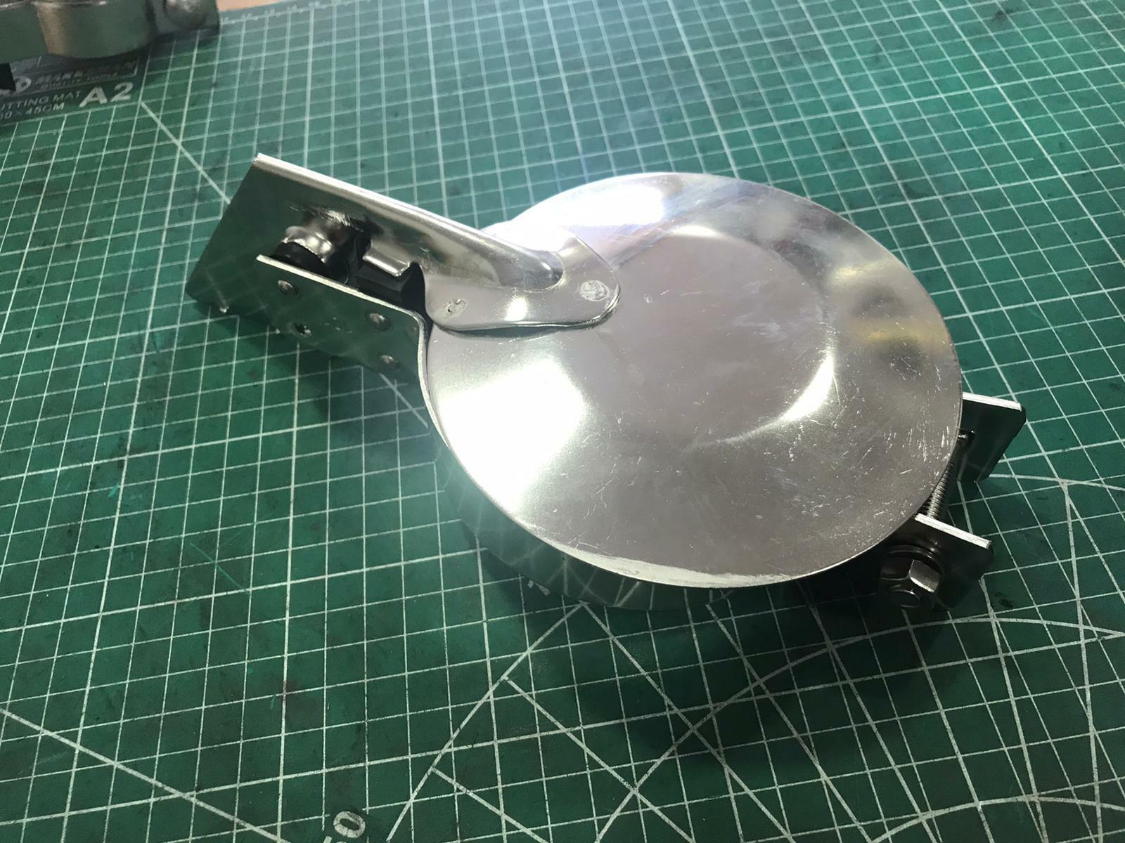 Stainless Rain Flap Cover Exhaust Stack Pipe Weather Protector Farming ...