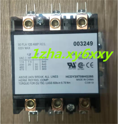 For Maxpro200 Main Contactor 003249 120V 90 FLA 120 AMP RES 600V MAX ...