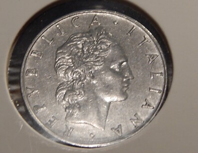 L.50 - 1955 R Italian - Italy Coin Lire Repvbblica Italiana | eBay