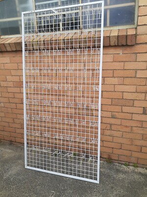 1PCS X WHITE Mesh 2200 x 1000mm Framed Wire Mesh Panel LOCAL STOCK! | eBay