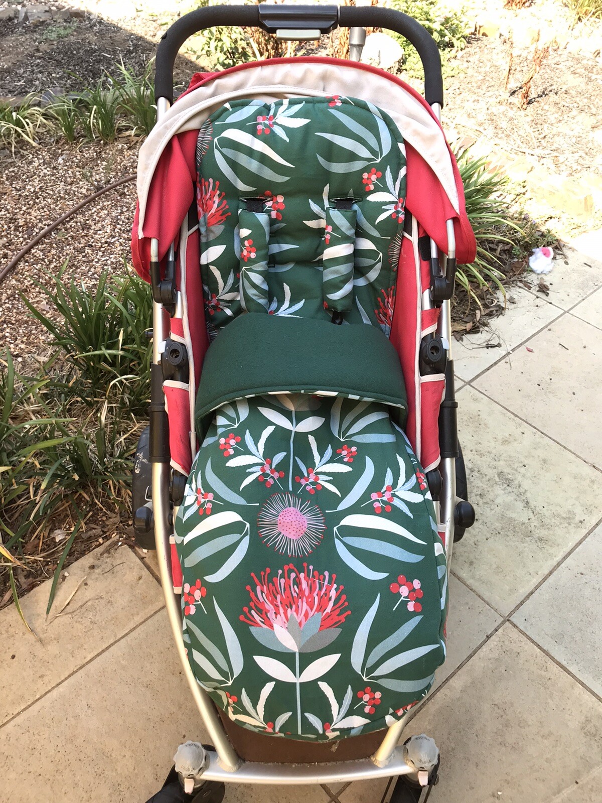 Universal pram liner, footmuff and strap cover set. | eBay