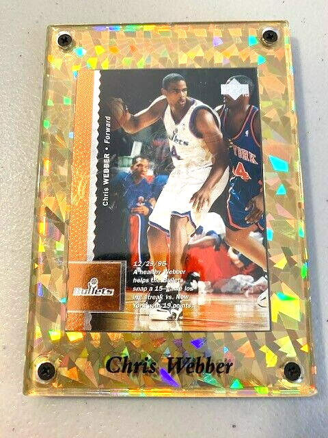 1996-97 Upper Deck Washington Bullets Basketball Card #135 Chris Webber ...