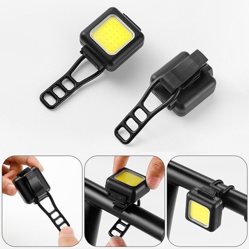 Weak Light LED Bike Light Strobe Modes Headlight Rear Bicycle | eBay